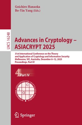 Advances in Cryptology - Asiacrypt 2025 + NEMOKAMAS ATVEŽIMAS!