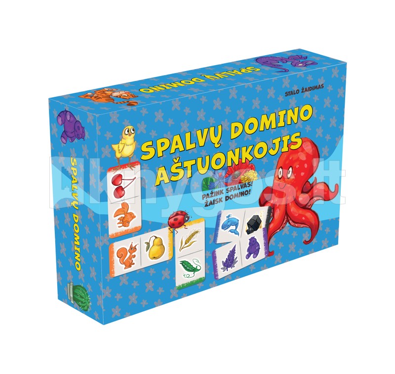 Žaidimas „Spalvų domino. Aštuonkojis“ | Knygos.lt