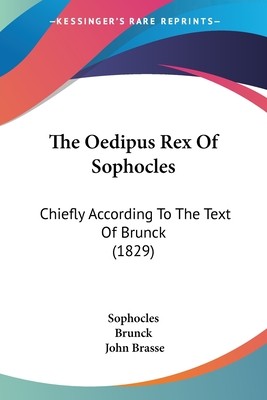 The Oedipus Rex Of Sophocles | Knygos.lt