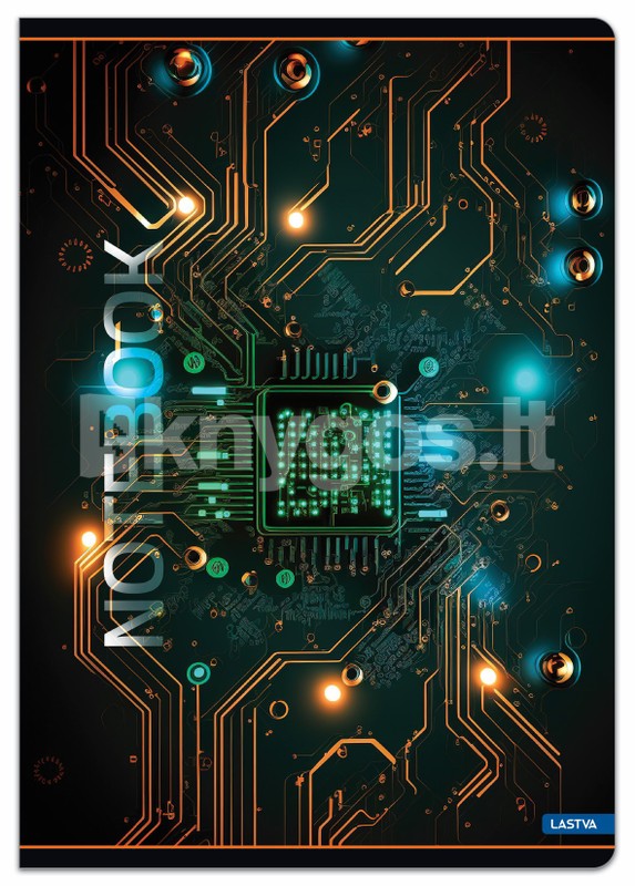 Sąsiuvinis(platus) A5 24 lap. 80 g linija MATRIX