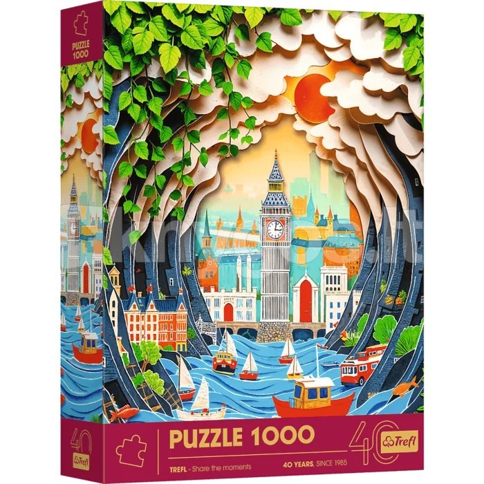 Dėlionė 1000 elementų 40-ųjų jubiliejaus proga „Paper Art London“