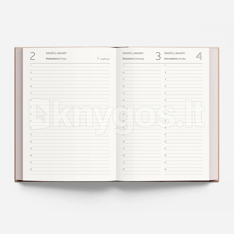 2026 m. A5 darbo kalendorius TAKSAI | Knygos.lt