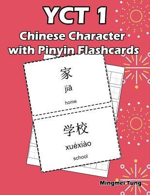 YCT 1 Chinese Character with Pinyin Flashcards