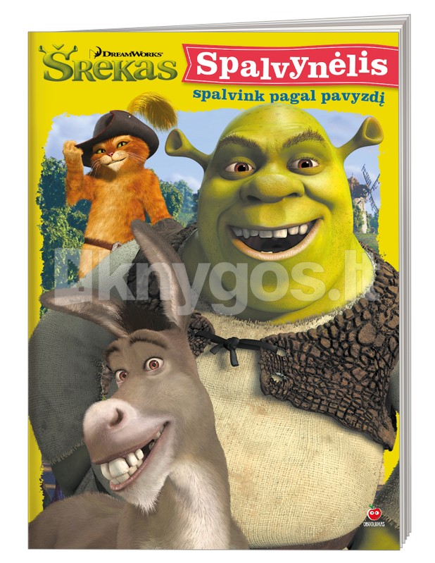 Šrekas. Spalvynėlis | Knygos.lt