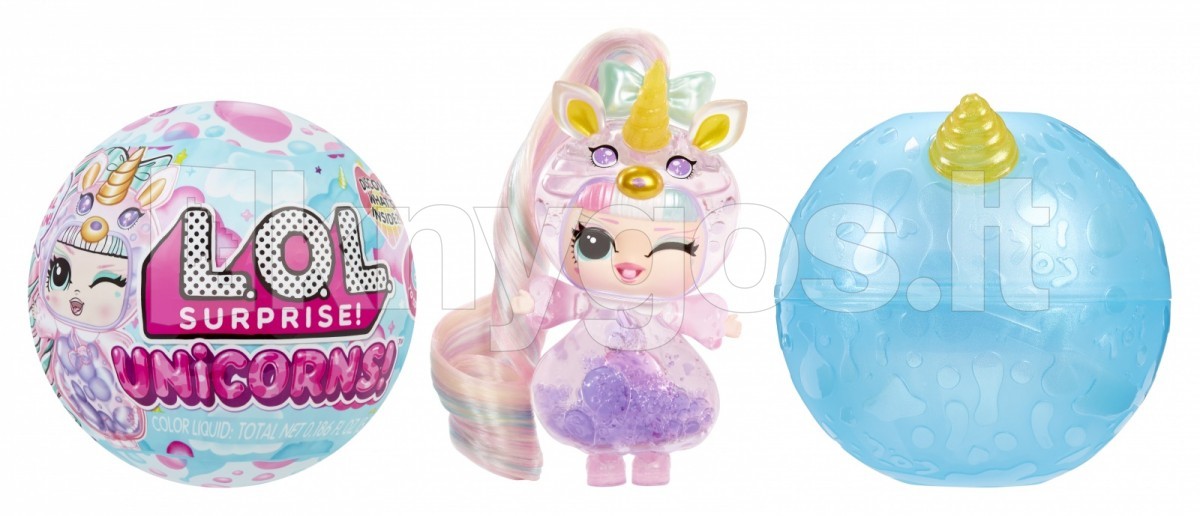 L.O.L. Siurprizas Lietuvių Mergaičių Lėlės Vienaragis, 12 vnt. dėžutėje ...