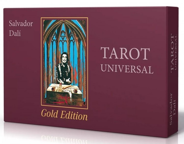 Tarot Universal Salvador Dali Gold edition taro kortos..