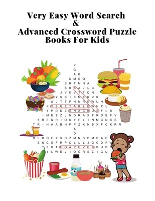 Very Easy Word search & Advanced Crossword Puzzle Book..