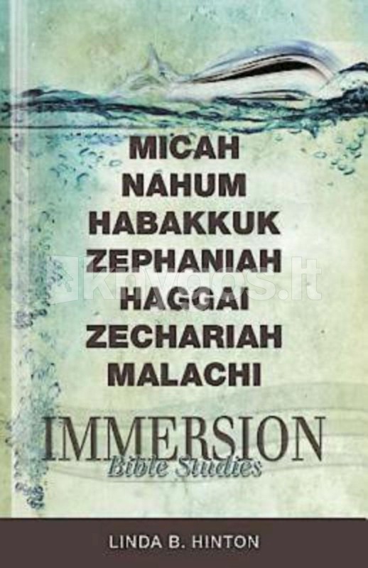 Immersion Bible Studies: Micah, Nahum, Habakkuk, Zephaniah, Haggai ...