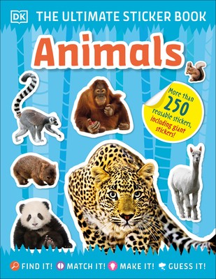 The Ultimate Sticker Book Animals | Knygos.lt