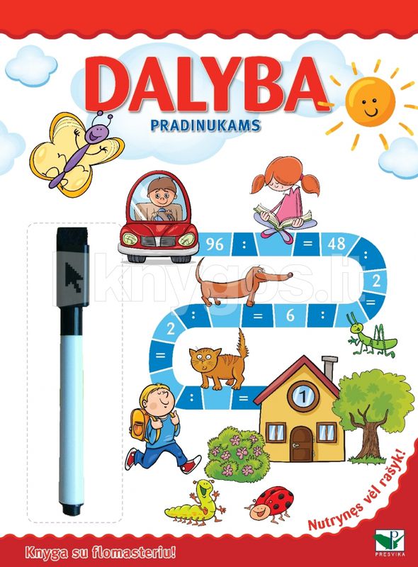 Dalyba 7-8 metų vaikams: nutrynęs vėl rašyk!