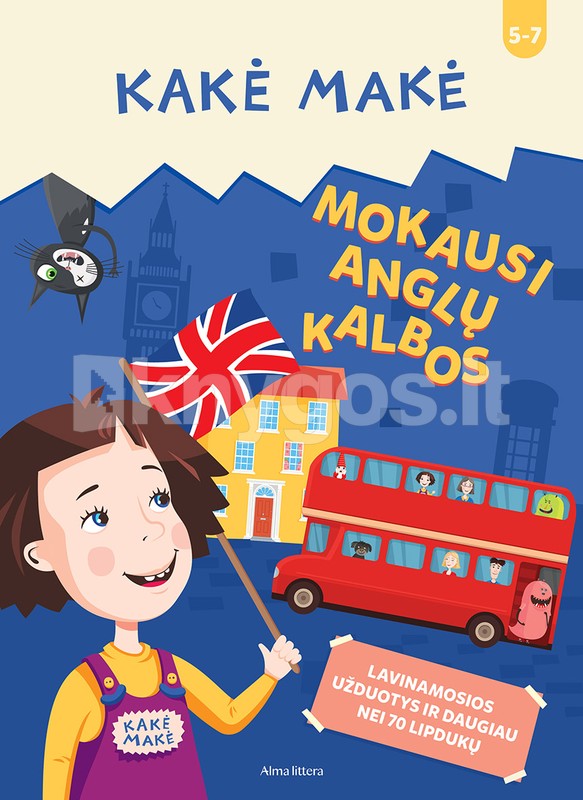 Kakė Makė. Mokausi anglų kalbos. Lavinamosios užduotys..