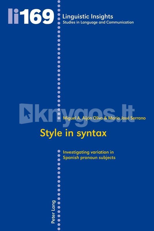 Style in syntax | Knygos.lt