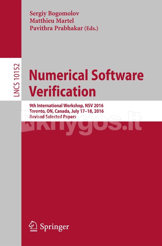 Numerical Software Verification (el. knyga) | Knygos.lt