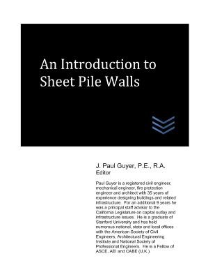 An Introduction to Sheet Pile Walls | Knygos.lt