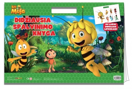 Bitė Maja. Didžiausia spalvinimo knyga | Knygos.lt