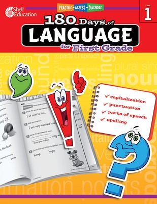 180 Days of Language for First Grade + NEMOKAMAS ATVEŽIMAS!