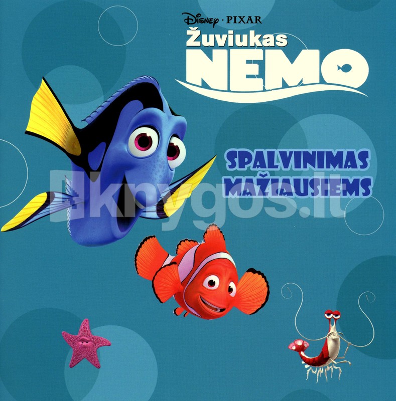 Žuviukas Nemo. Spalvinimas mažiausiems | Knygos.lt