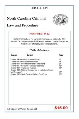 North Carolina Criminal Law and Procedure-Pamphlet 22