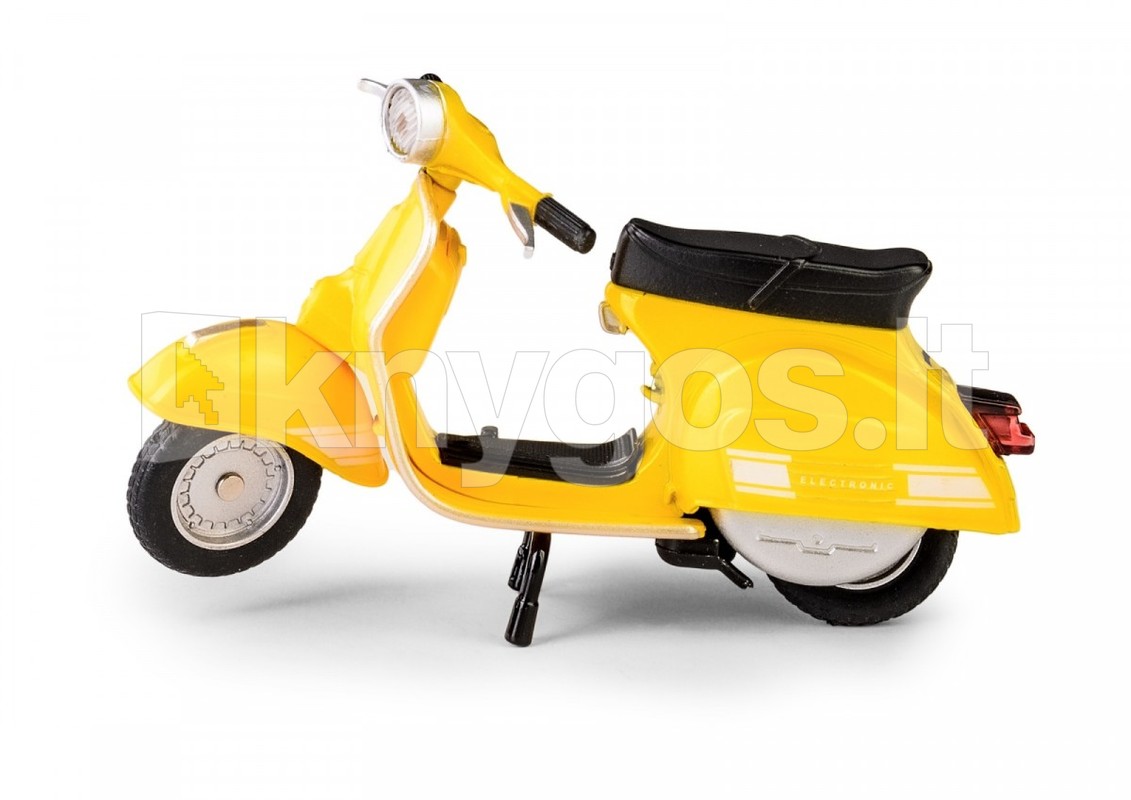 1976 metų VESPA 200 Rally, geltona, modelis 1:18