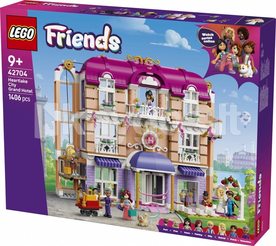 Blocks Friends 42704 — Heartlake City Didysis viešbutis + NEMOKAMAS ...