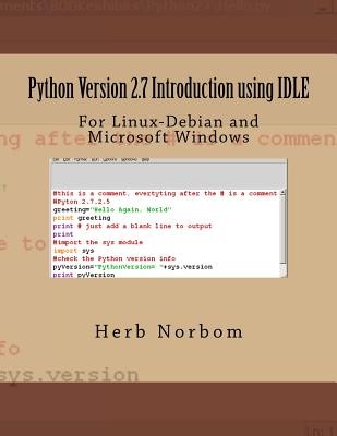 Python Version 2.7 Introduction using IDLE | Knygos.lt