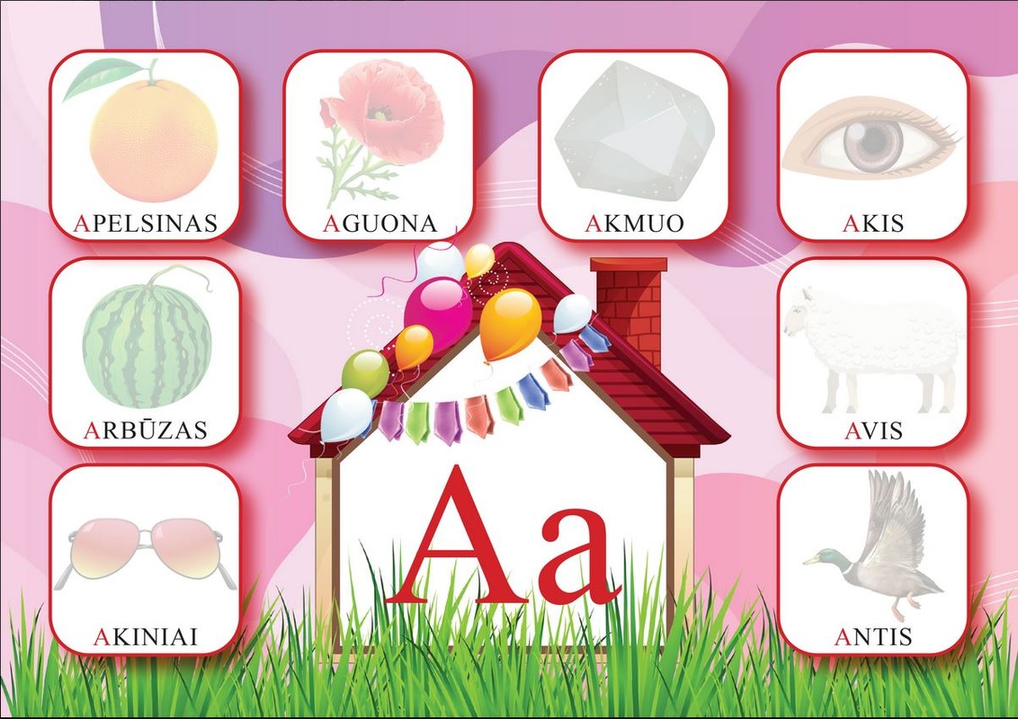 Mokomoji priemonė „Abėcėlės namučiai“ | Knygos.lt