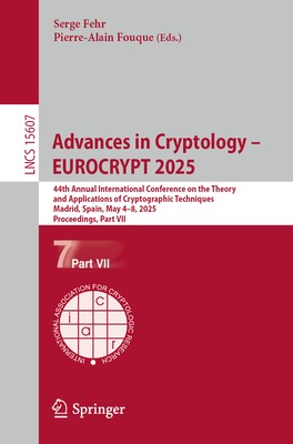 Advances in Cryptology - Eurocrypt 2025 + NEMOKAMAS ATVEŽIMAS!