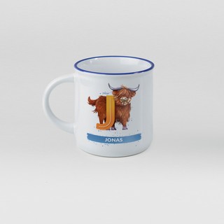 Puodelis su vardu JONAS ir raide J, 250 ml | Knygos.lt