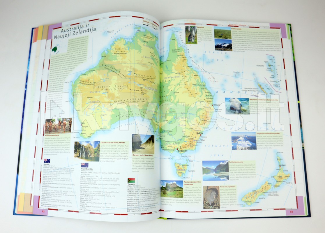 Didysis iliustruotas pasaulio atlasas + NEMOKAMAS ATVEŽIMAS!
