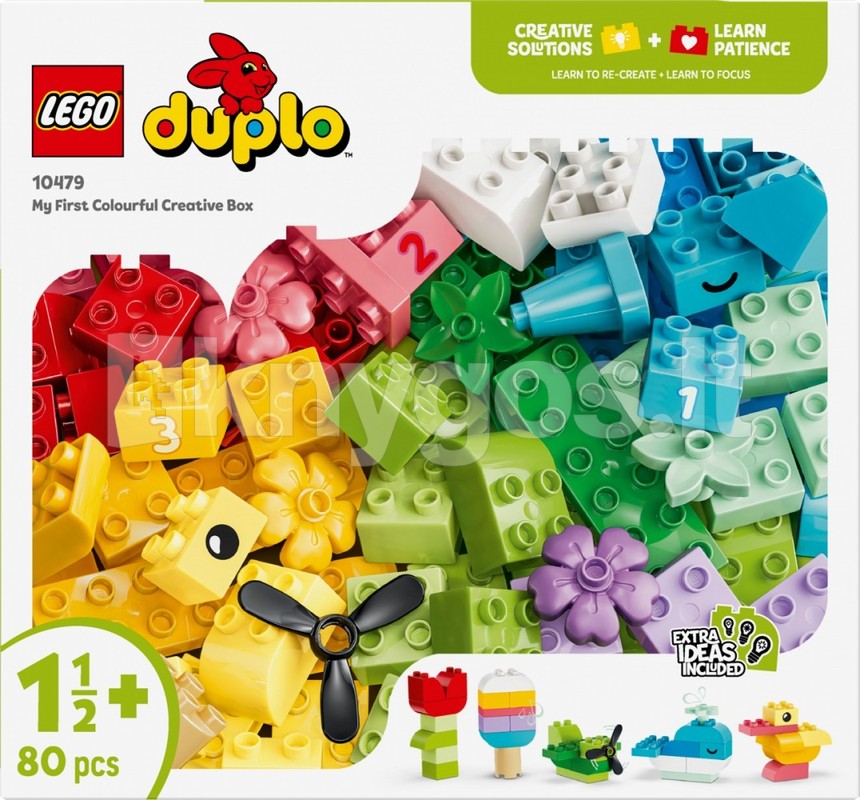 LEGO DUPLO 10479 – spalvinga kūrybinė dėžė | Knygos.lt