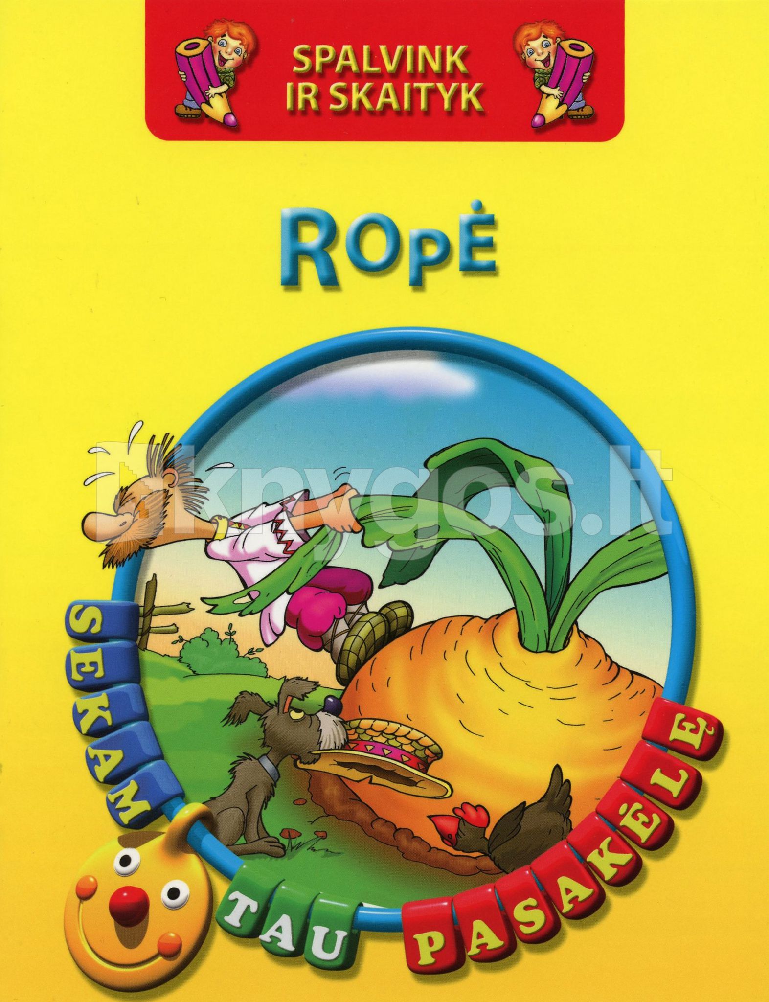 Ropė. Spalvink ir skaityk - Knygos.lt