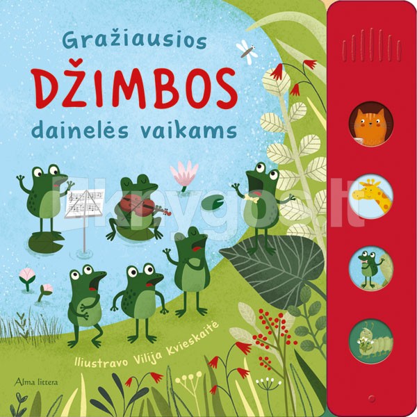 Gražiausios Džimbos dainelės vaikams | Knygos.lt