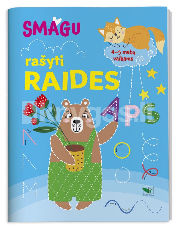 Smagu rašyti raides. 4–5 metų vaikams | Knygos.lt