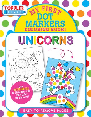 Unicorns Dot Markers Coloring Book (Easy to Remove Pages) (Artist's ...