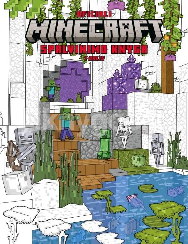 Oficiali Minecraft spalvinimo knyga, 1 dalis