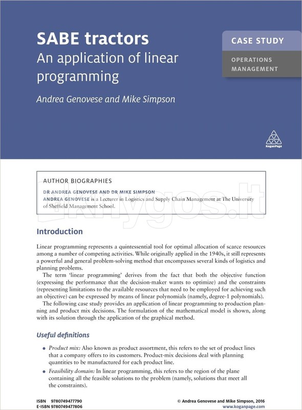 Case Study: SABE Tractors | Knygos.lt