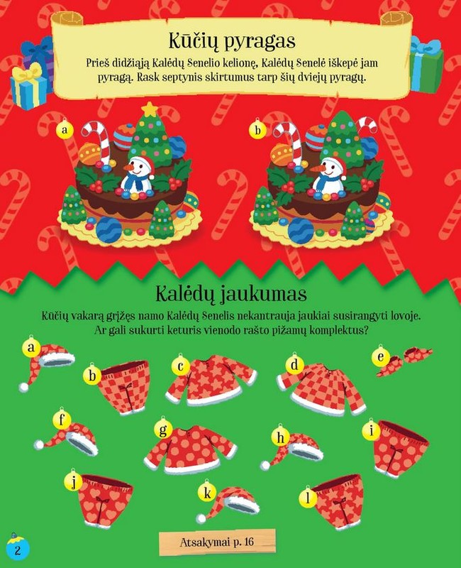 Pirmosios Kalėdų Senelio Kalėdos. Veiklos knyga su lip..