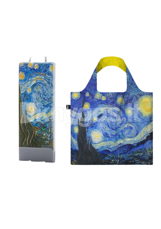 Dovanų rinkinys Žvakė FLATYZ „Vincent van Gogh – The Starry Night“, 15 ...